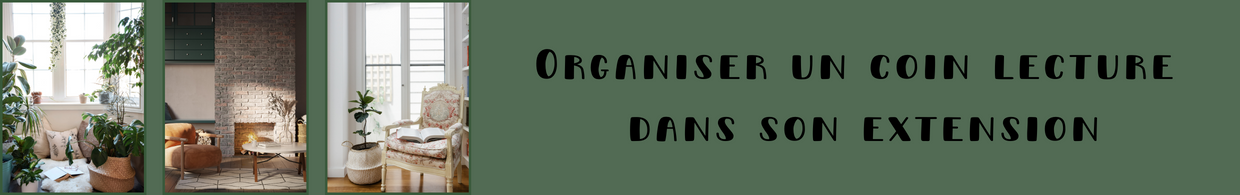 Organiser un coin lecture dans son extension - Extensions Aliénor